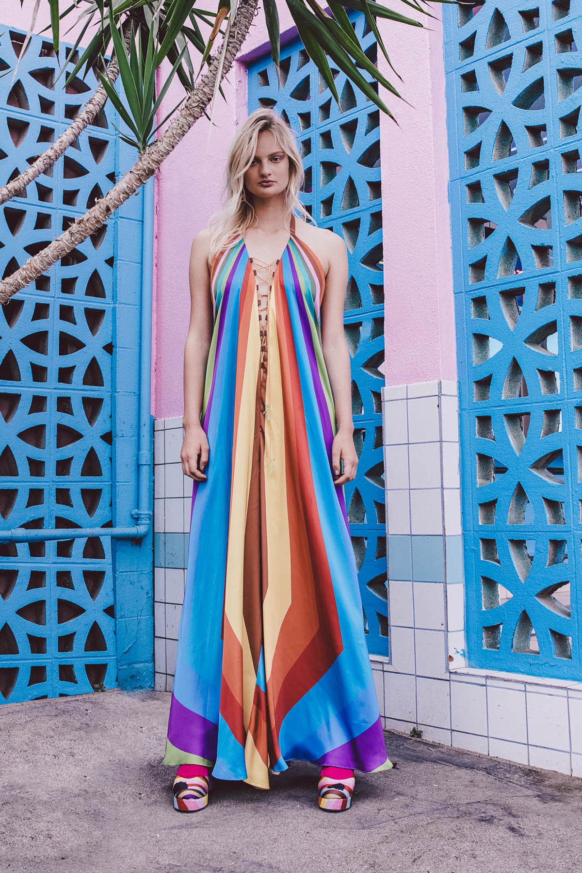 Rainbow Print Halter Jumpsuit | My little Pony SS18 | SHANTALL ...