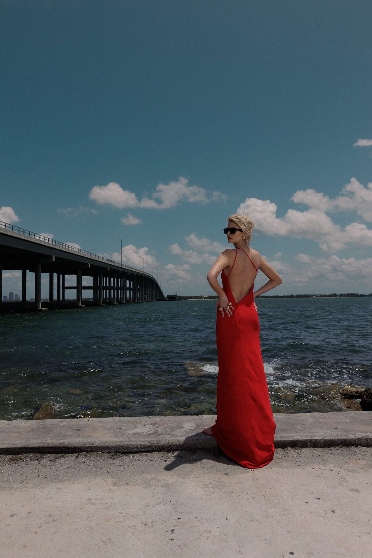 One-Shoulder Red Dress | Heritage SS22 | Project Runway 19 Collection ...