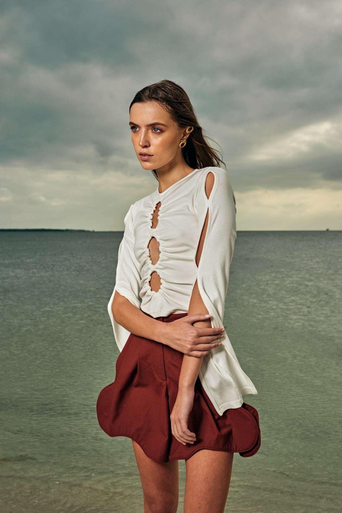 Off white Rib Shirt | Rebirth Collection Spring-Summer 2023 | SHANTALL ...